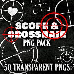 Y2K Scope & Crosshair PNG Pack, Grunge Tech Graphics (digital Download ...