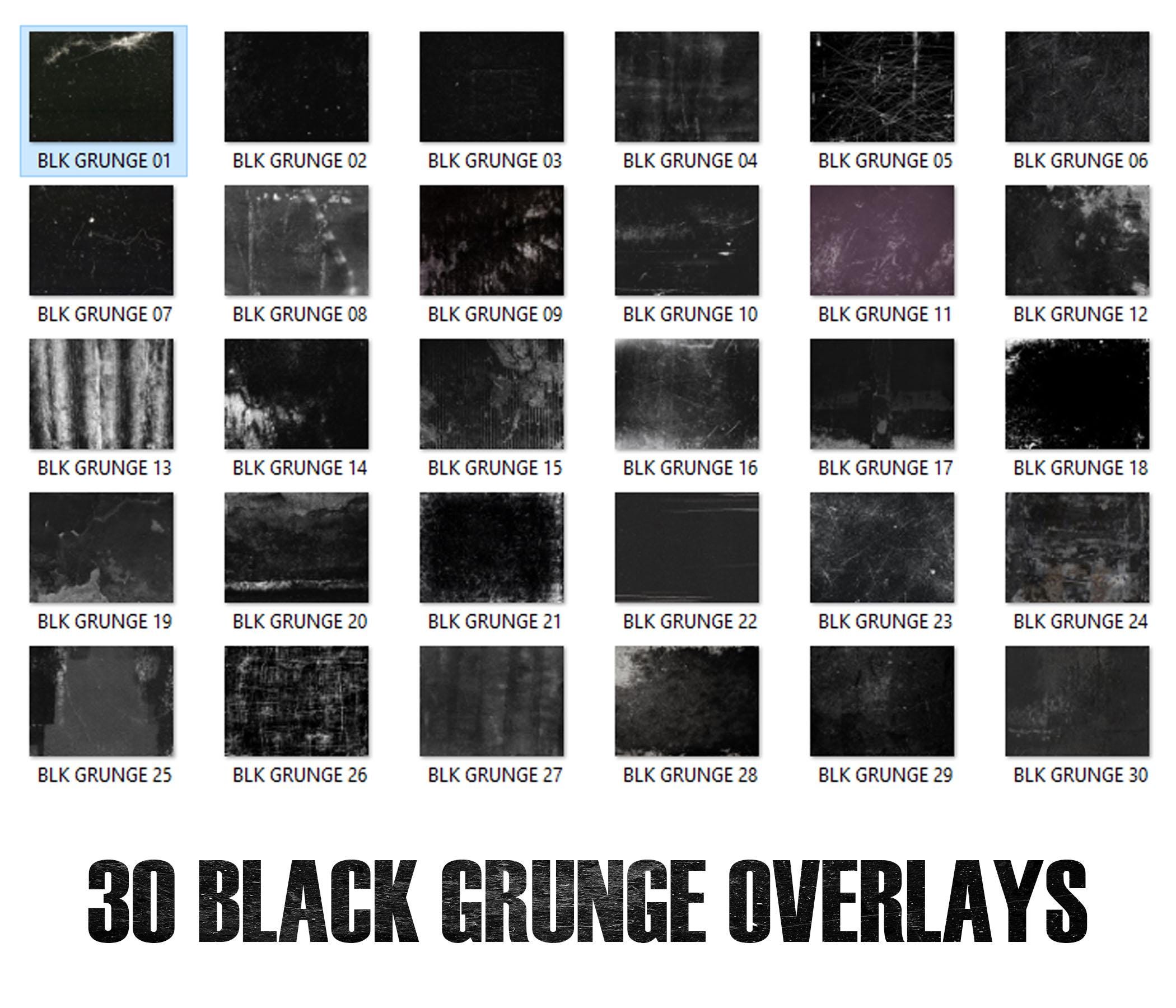 Grunge + Noise Texture Overlays | 100+ High-resolution 4K JPG Textures ...