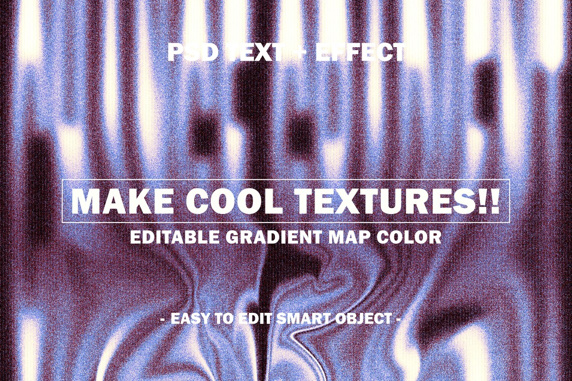 Gradient Map Melting Text + Image Photoshop Preset Photoshop Asset Heat ...