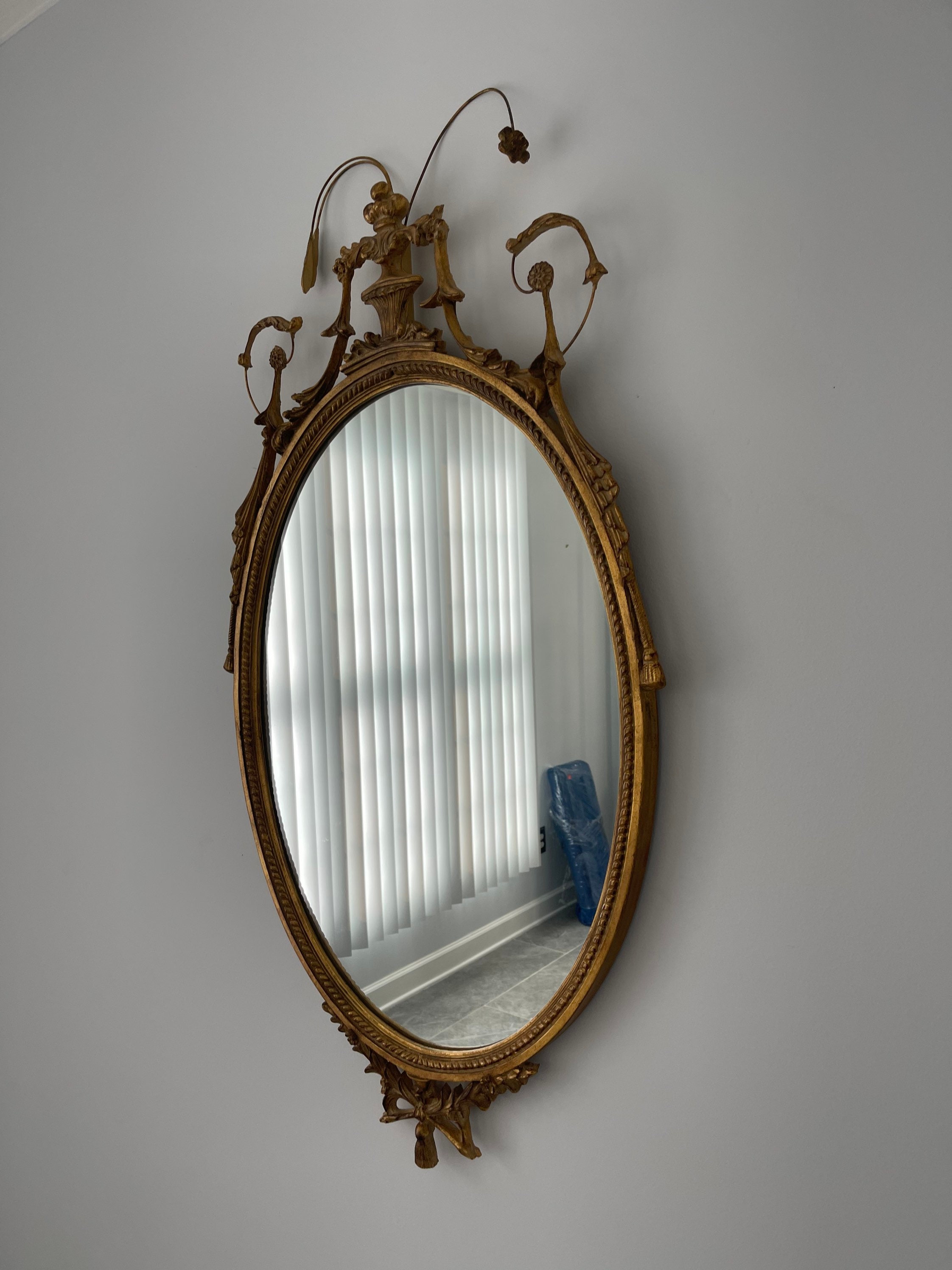 Vintage Carvers Guild Designer Oval Mirror - Etsy