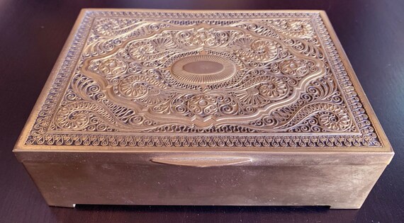 Antique German Filigree Cigar Box Cedar Lined - Etsy