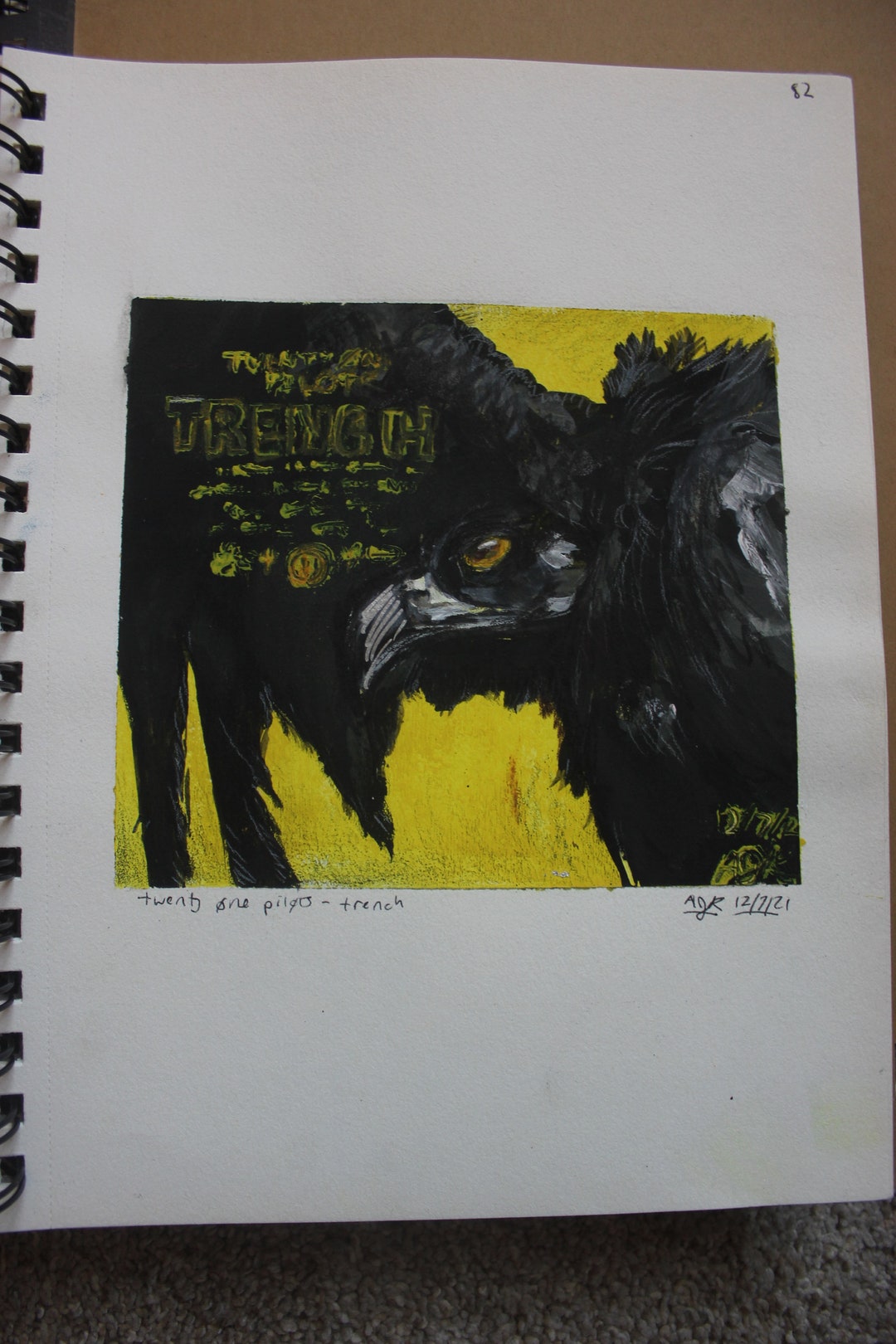 Twenty One Pilots Trench Album Cover Art - Etsy Australia
