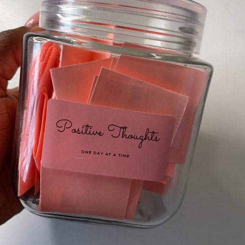 Affirmations Jars Positive Thinking Jar - Etsy