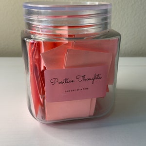 Affirmations Jars Positive Thinking Jar - Etsy