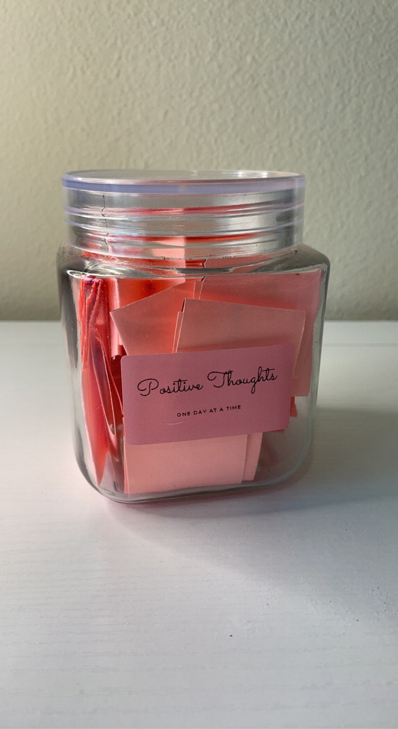 Affirmations Jars Positive Thinking Jar - Etsy