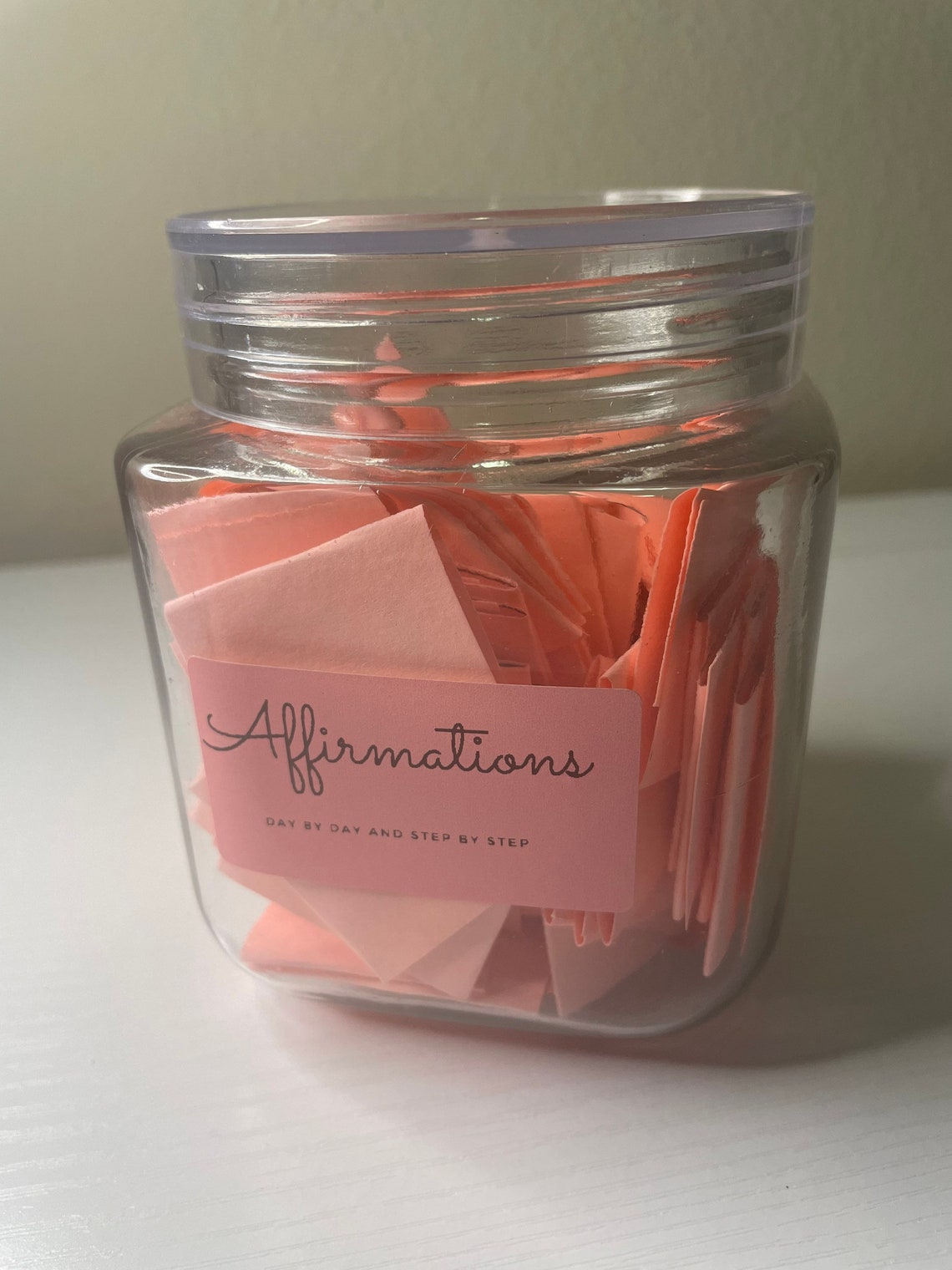 Affirmations Jars Positive Thinking Jar | Etsy