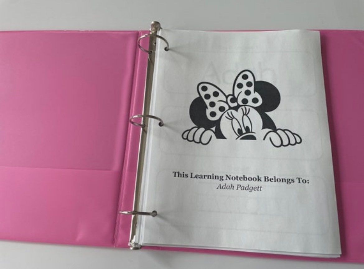 Learning Book Childrens Learning Book Learning Notebook - Etsy