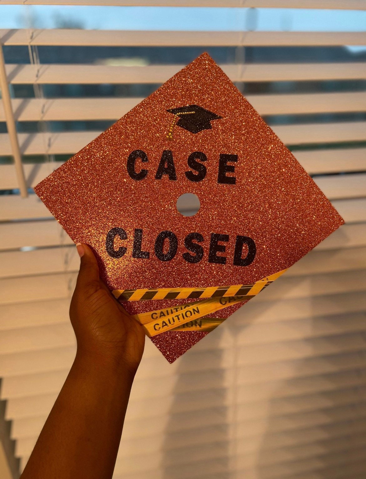 Graduation Cap Topper | Case Closed Topper | Criminal Justice Topper ...