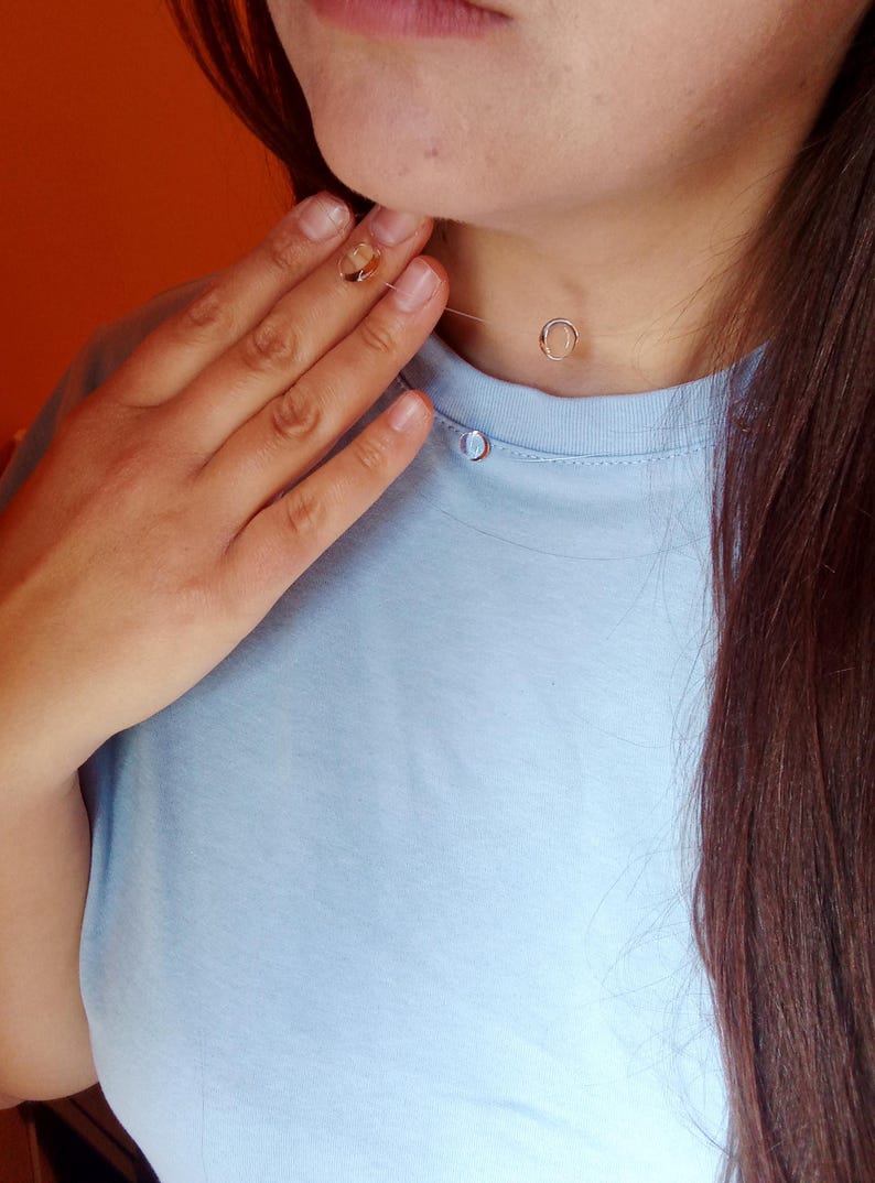 Water Resin Drop Necklace | Handmade Mistbloom Floating Resin ...