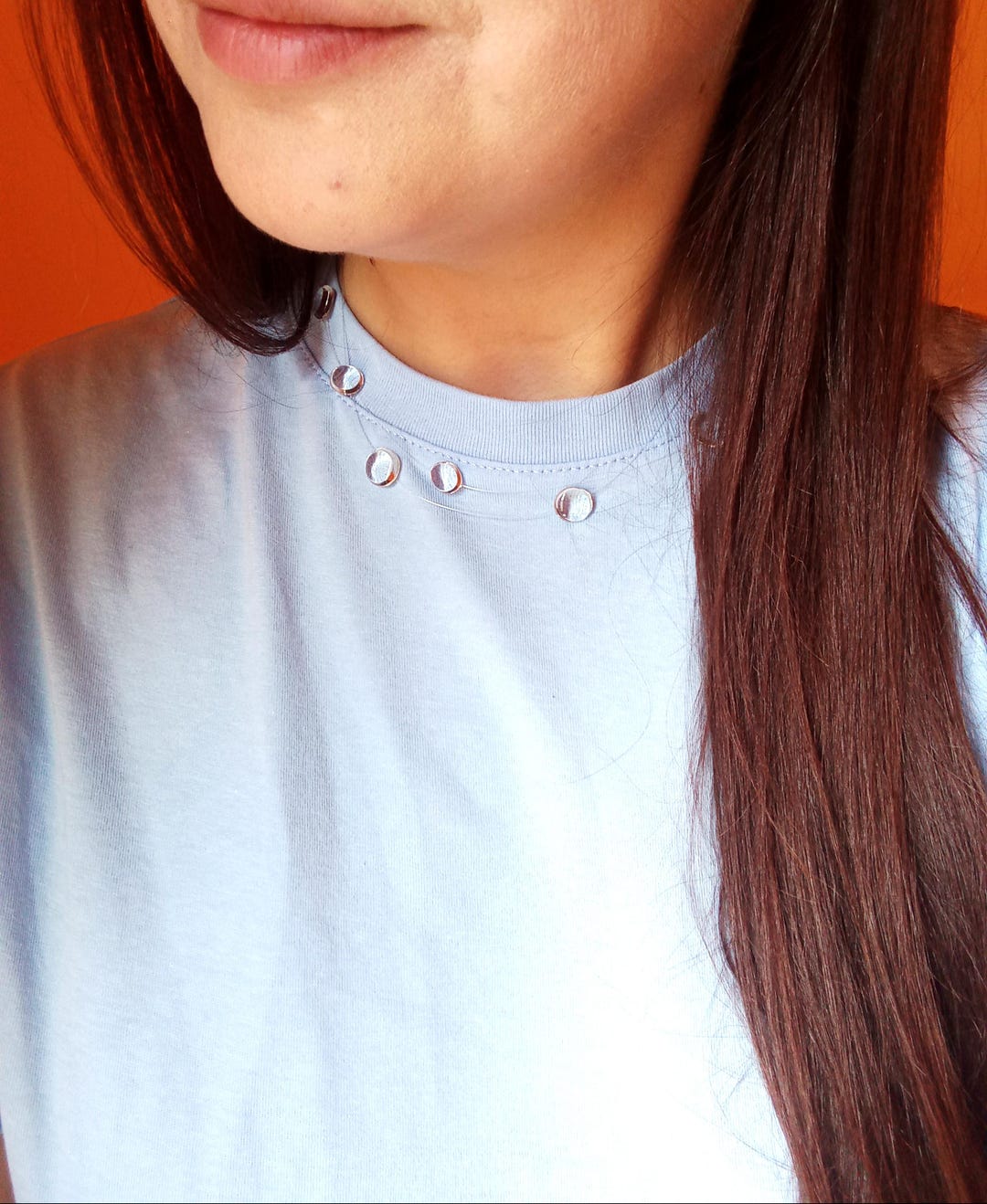 Water Resin Drop Necklace | Handmade Mistbloom Floating Resin ...