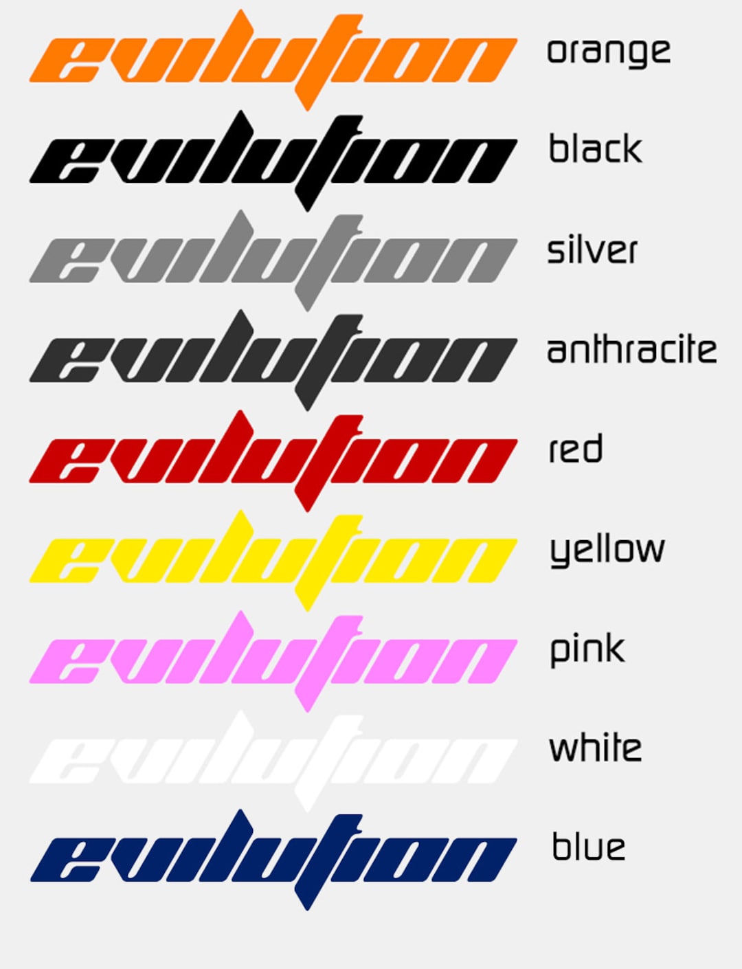 Evilution Vinyl Sticker - Etsy