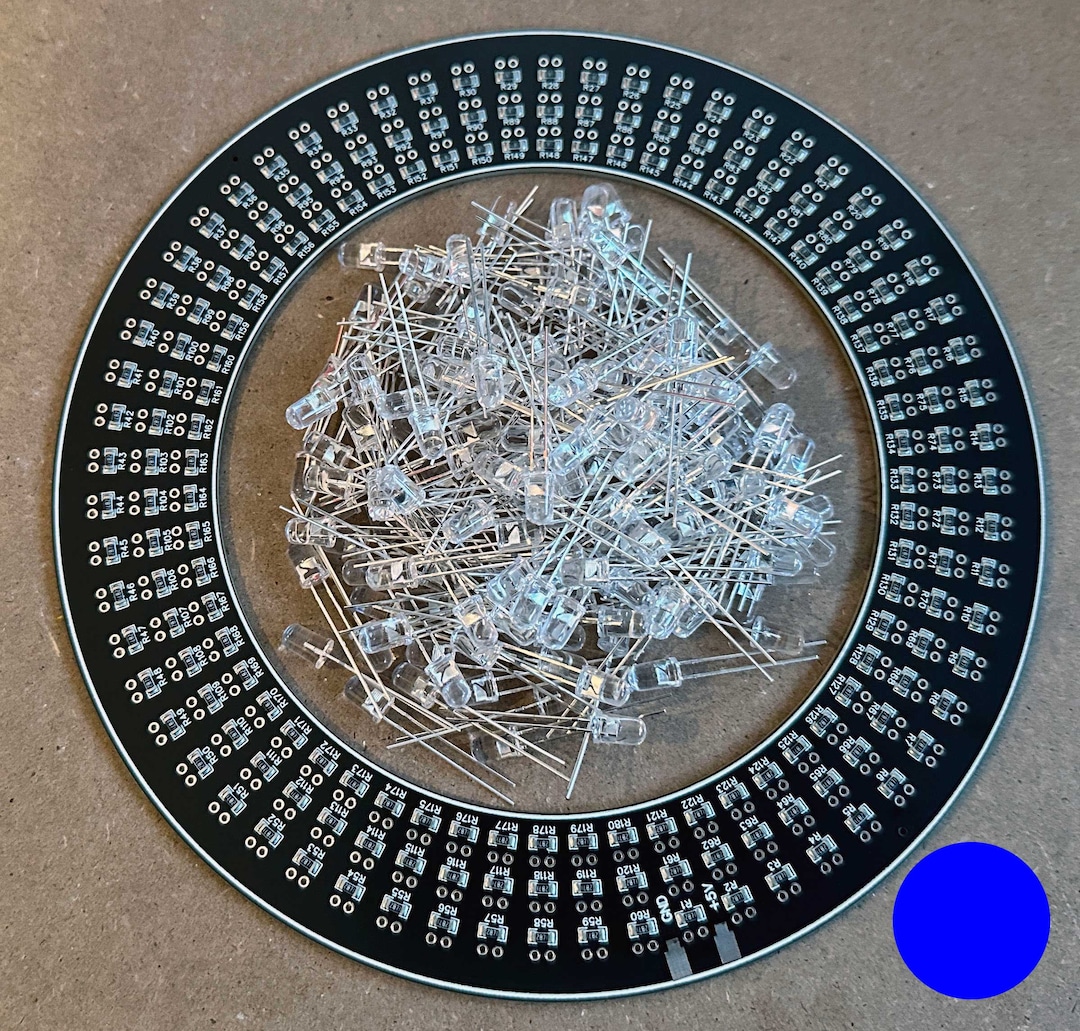 BLUE Disc-puter LED Supercomputer Slow Flash Blue - Etsy