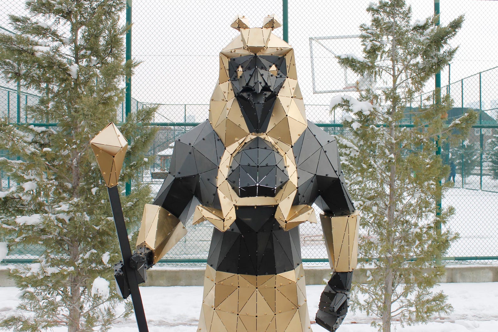 Unique Metal Ancient Egypt God Ra Sculpture, Modern Sclupture With ...