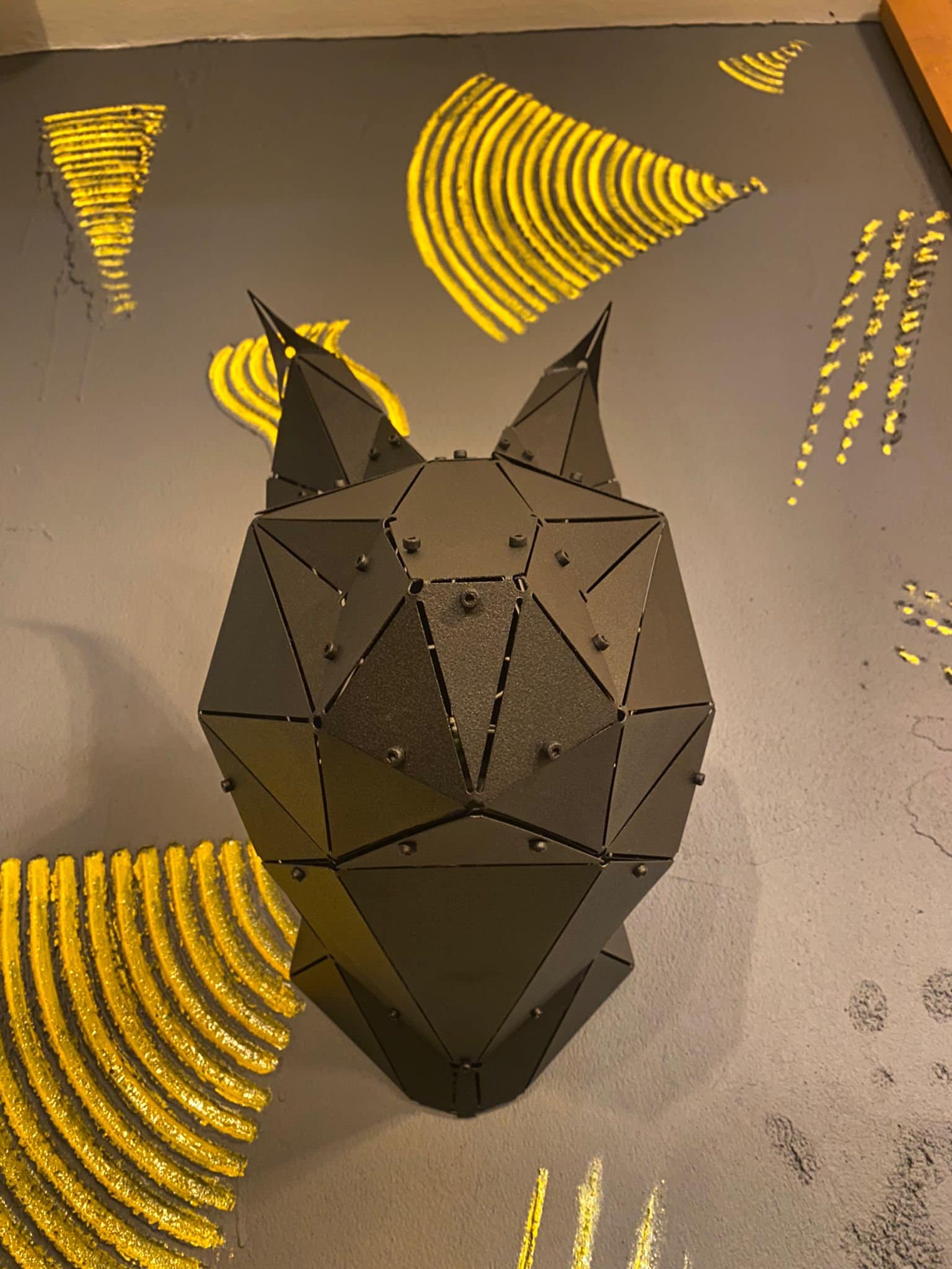 Metal Lynx, Wall Decor, Wall Art, Metal Animal Sculpture, 3d Animal, 3d ...