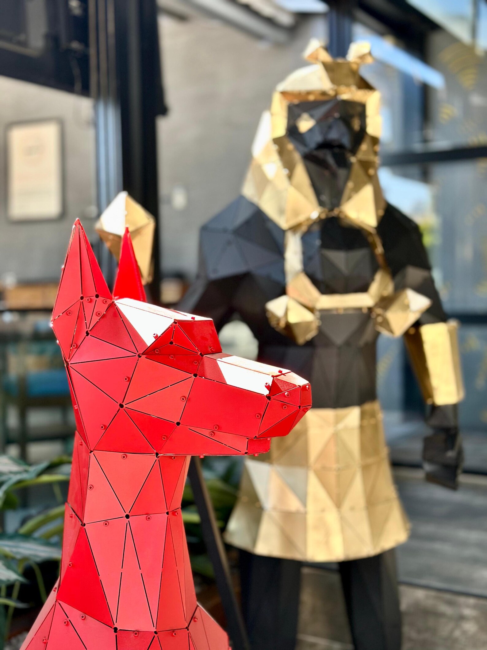 Unique Metal Ancient Egypt God Ra Sculpture, Modern Sclupture With ...