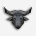 Modern Bull Head Wall Decor, Metal Bull Head, Decorative Bull Head ...