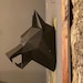 Metal Wolf Head, 3d Metal Art, Metal Design, Animal Sculpture, Wall ...