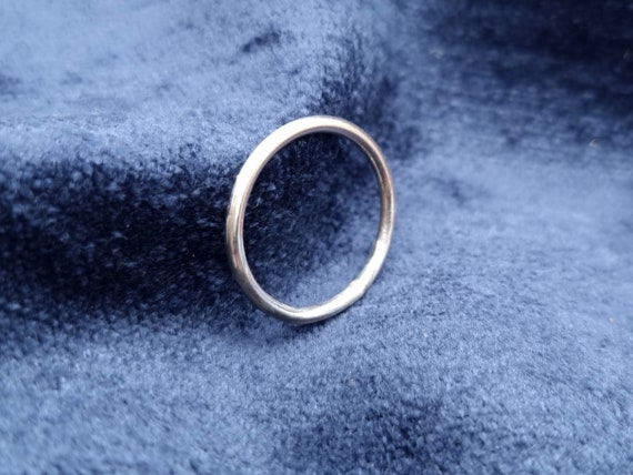 HALO Stacker Ring Plain Simple Minimalistic Band Sterling - Etsy