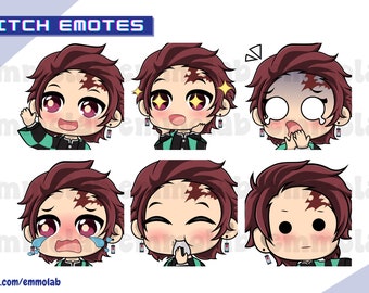 Demon Slayer Twitch Emotes | Etsy