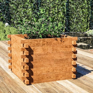 DIY Raised Garden Planter Box Build Plans (PDF File) - Etsy