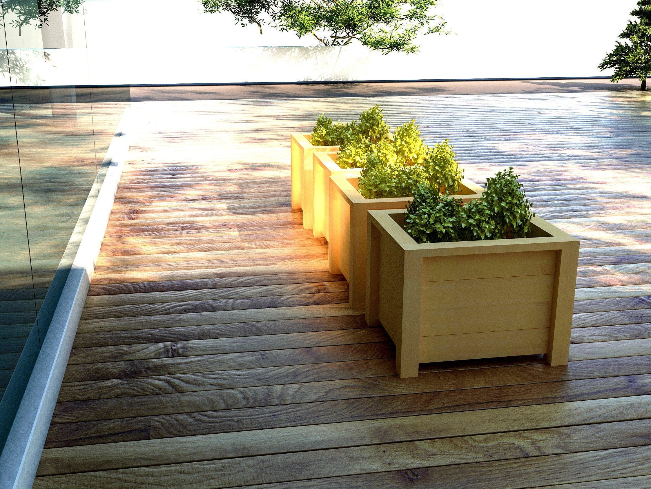 DIY Raised Planter Box Build Plans: Woodworking Project for Garden (PDF ...