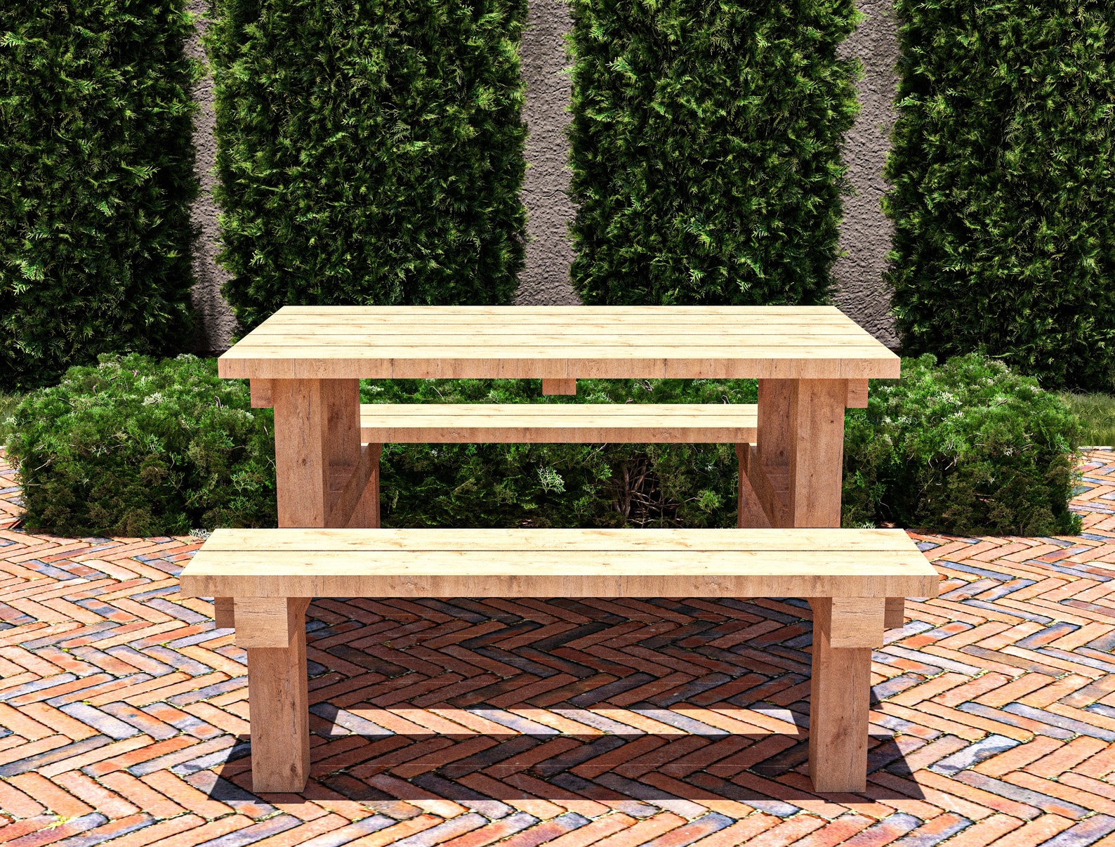 DIY Picnic Table BUNDLE Plans Garden Table Plans Patio Table - Etsy