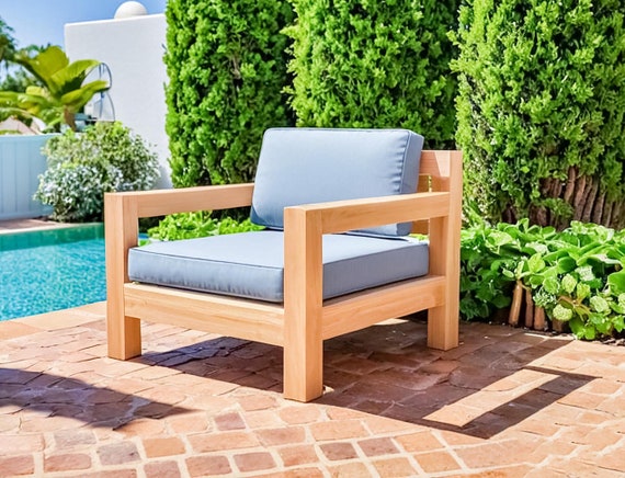 DIY Outdoor Sofa Build Plans Patio Chair Plans Patio Furniture Plans Easy to Build PDF File Instant Download Etsy