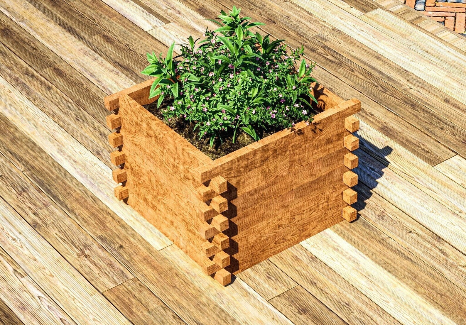 DIY Planter Box Build Plans, Raised Garden Planter Box Plans, Garden ...