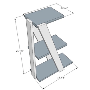DIY Wood Home Decor Stand Plans, Flower Stand Plans, Display Stand ...