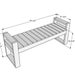 DIY Simple Bench Plans BUNDLE, Patio Sitting Bench Plans, Garden Bench ...