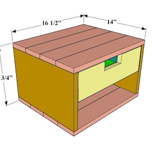 Nightstand Bedside Table Build Plans, Side Table With Drawers and ...