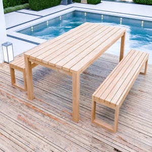 Wooden Picnic Table Plans BUNDLE, Garden Table Plans, DIY Patio Table ...