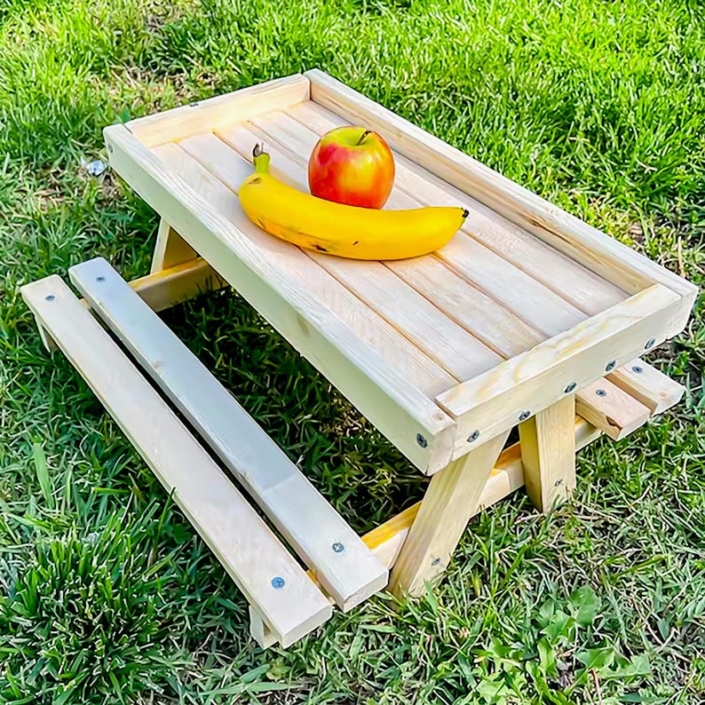 DIY Chicken Picnic Table Build Plans: Woodworking PDF (instant Download ...