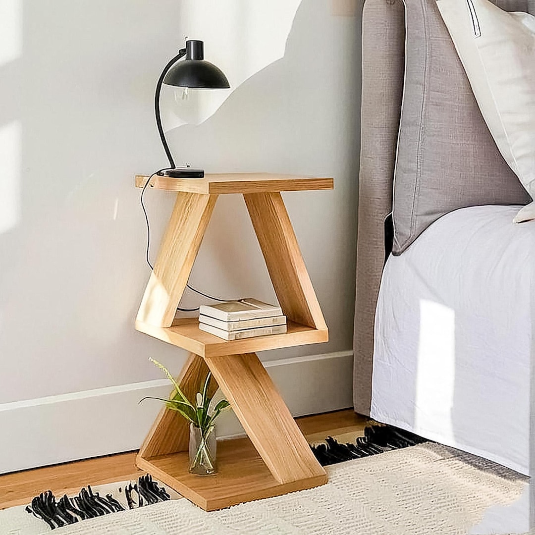 DIY Modern Side Table Plans: Woodworking Furniture Project - Minimalist Design (PDF File) - Etsy