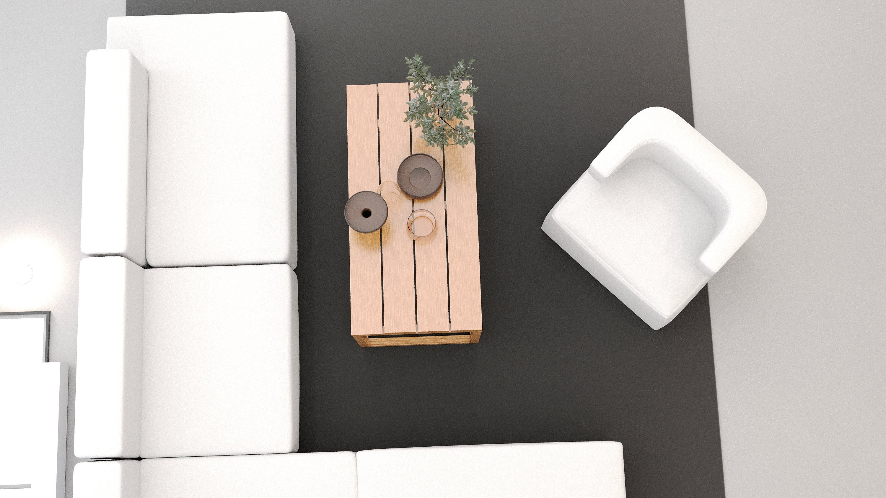 DIY Modern Coffee Table PLANS Outdoor Coffee Table Plans - Etsy