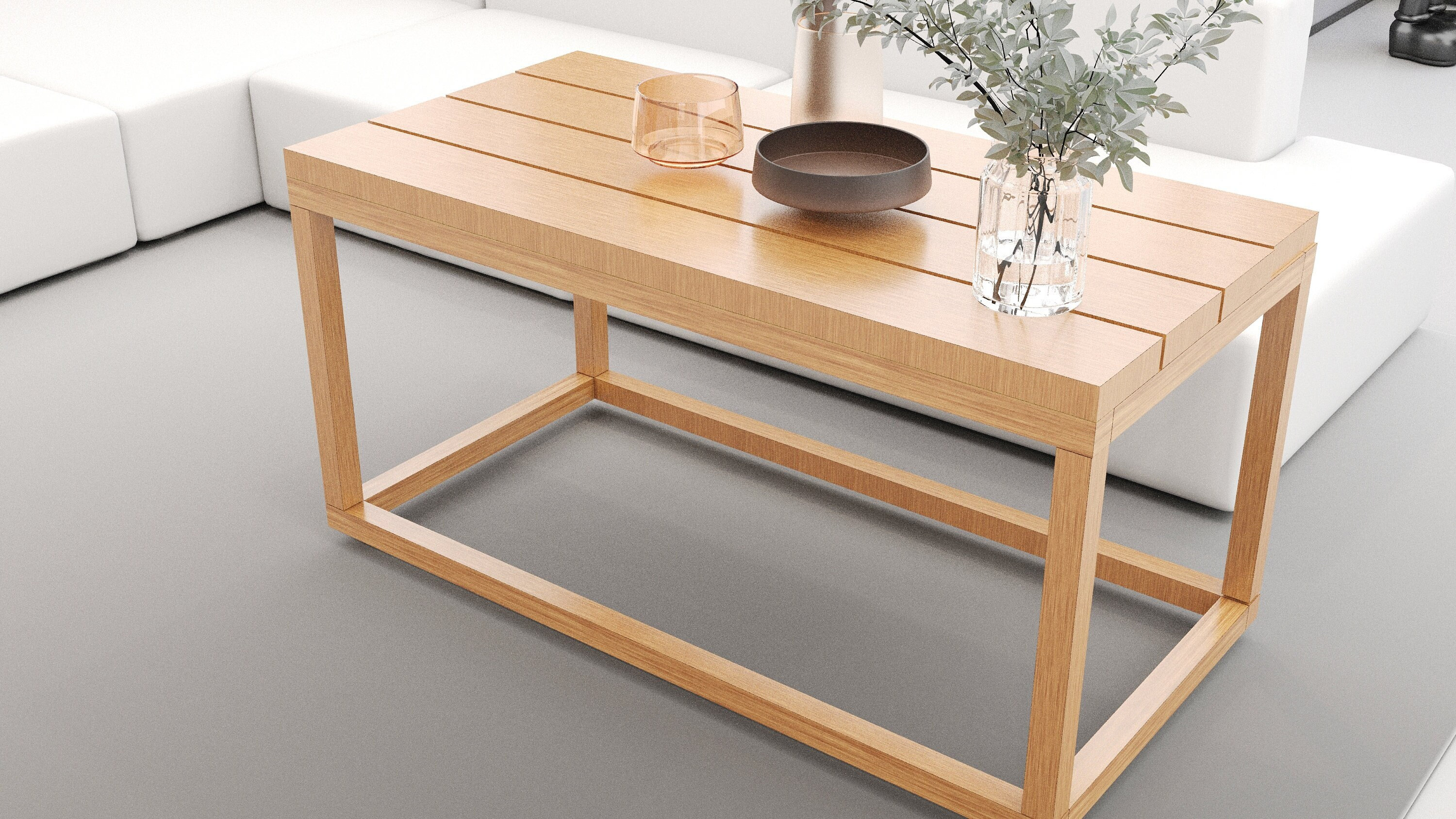 DIY Modern Coffee Table PLANS Outdoor Coffee Table Plans - Etsy