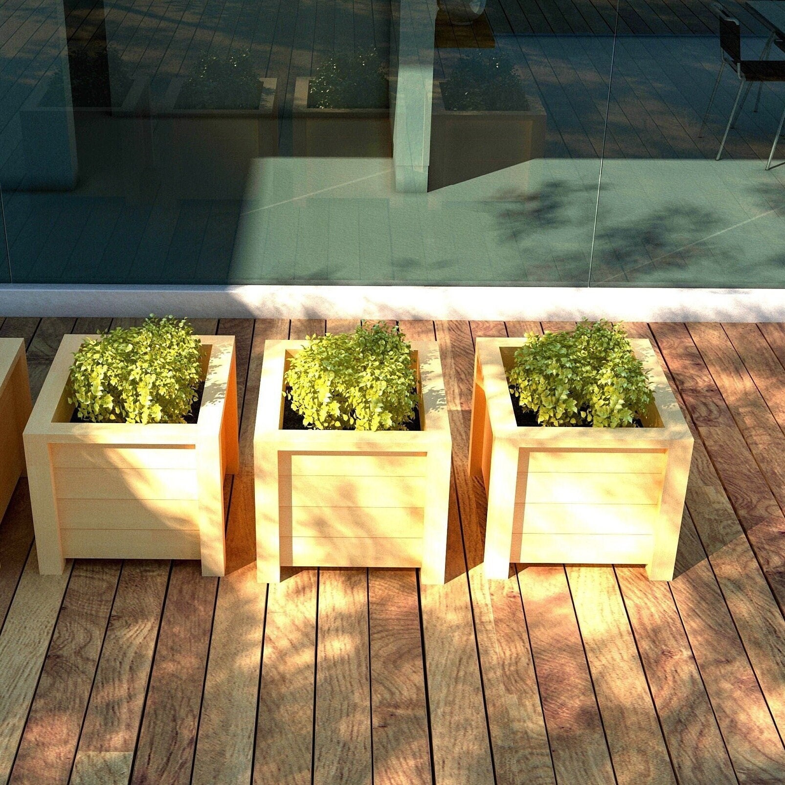 DIY Raised Planter Box Build Plans: Woodworking Project for Garden (PDF ...