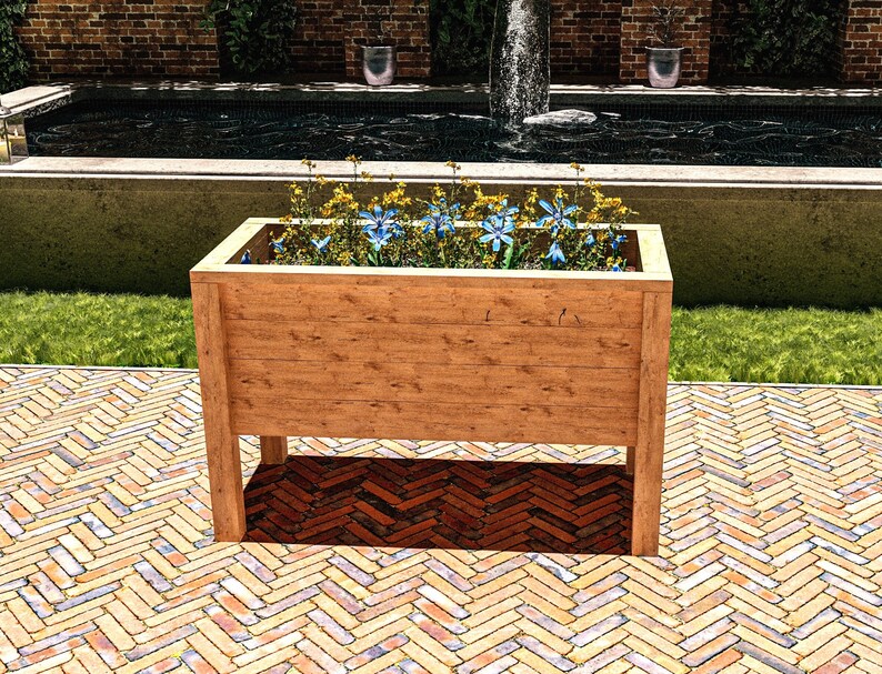 DIY Planter Box BUNDLE Plans Garden Planter Plans Vegetable - Etsy