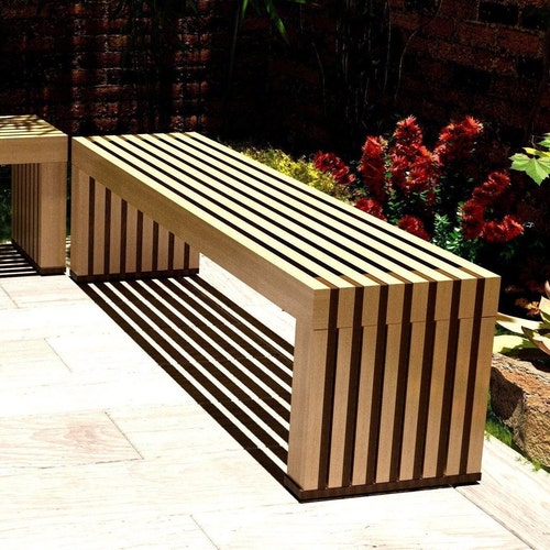 DIY 2x4 Outdoor Bench Plans PDF - Etsy