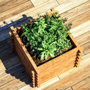 DIY Raised Garden Planter Box Build Plans (PDF File) - Etsy