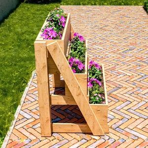 DIY 3-tier Raised Planter Box Plans: Easy Woodworking Build Project for ...
