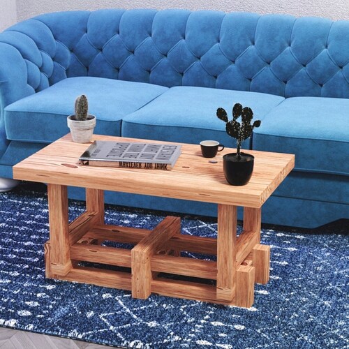 Rustic Coffee Table Plans - Etsy