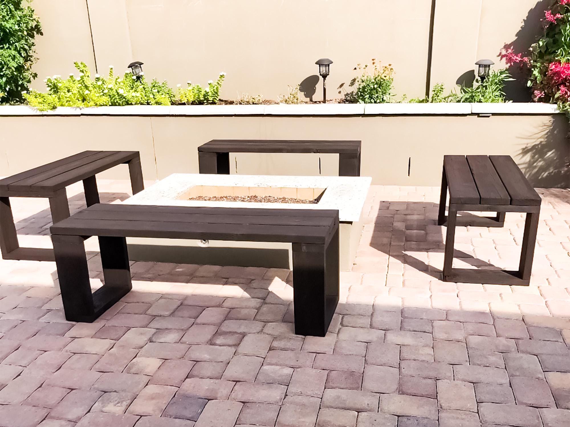 DIY Outdoor Bench Plans: Simple 2x6 Wood Bench (PDF Digital Download ...