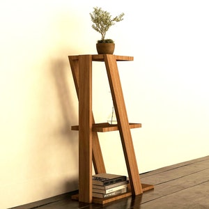 DIY Wood Home Decor Stand Plans: Easy Build Shelving (PDF File) - Etsy