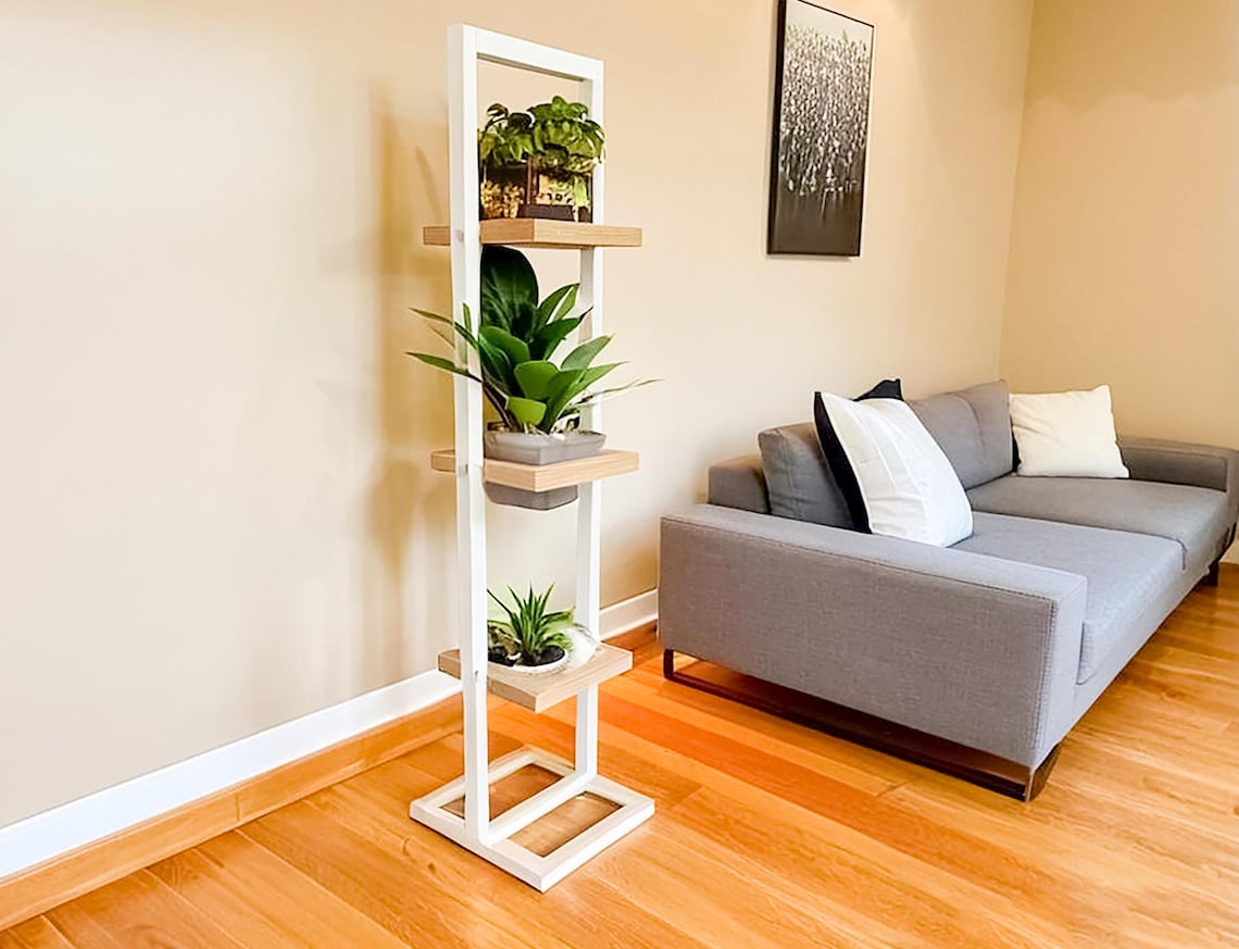 DIY 3-tier Wood Flower Pot Stand Plans: Home Decor Furniture (PDF File ...