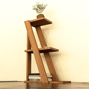 DIY Wood Home Decor Stand Plans: Easy Build Shelving (PDF File) - Etsy