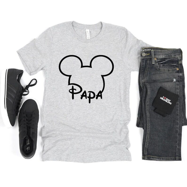 Papa Mouse Disney Shirt Papa Disney Shirt Papa Disney - Etsy
