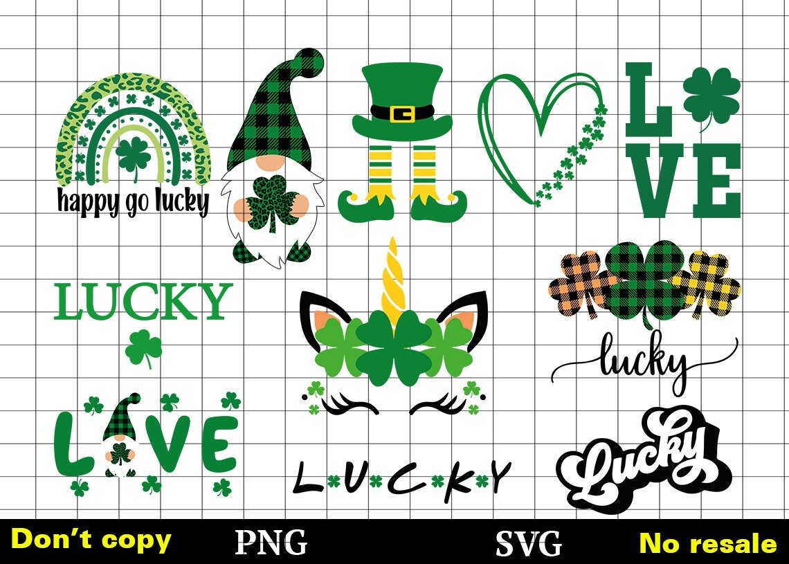 St Patricks Svg Bundle Saint Patricks Day Svg Lucky Svg - Etsy