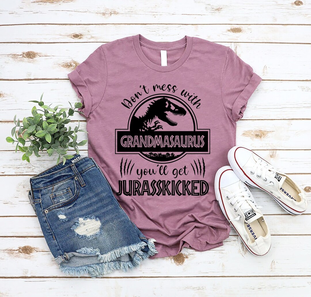 Grandma Saurus Tshirt Grandmasaurus Shirt Grandma Dinosaur - Etsy
