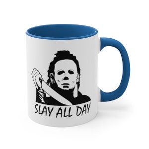 Slay All Day Mug, Funny Halloween Mug, Fall Mugs, Halloween Mugs ...